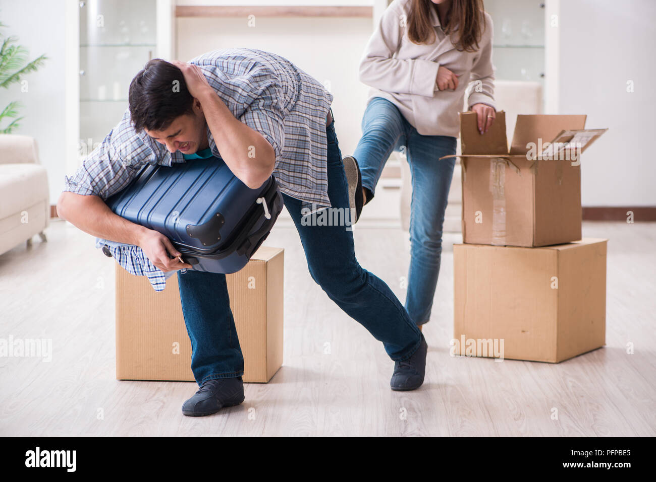 Male leaving house for run hi-res stock photography and images - Alamy