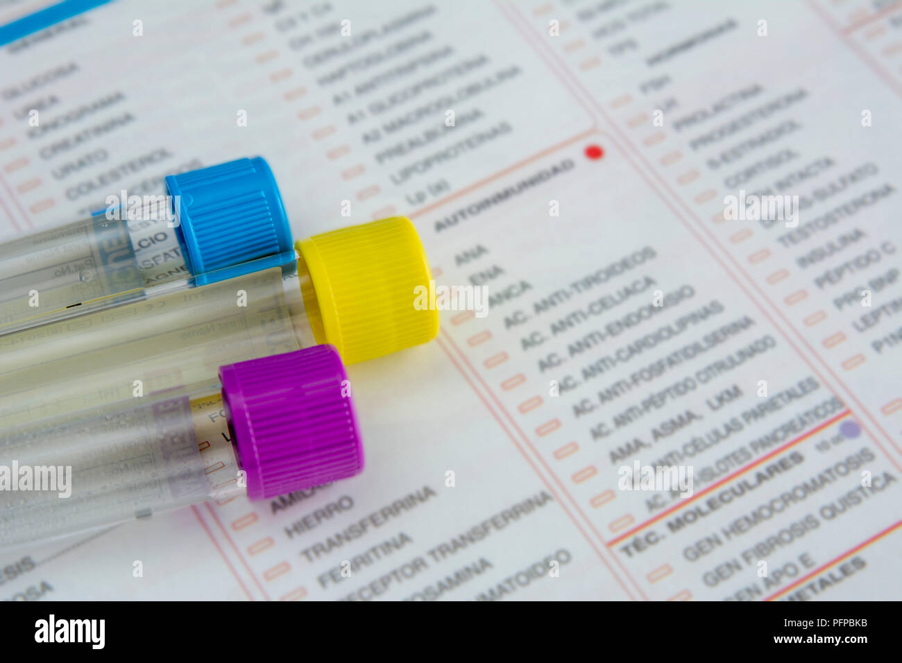 Lab tests report hi-res stock photography and images - Alamy