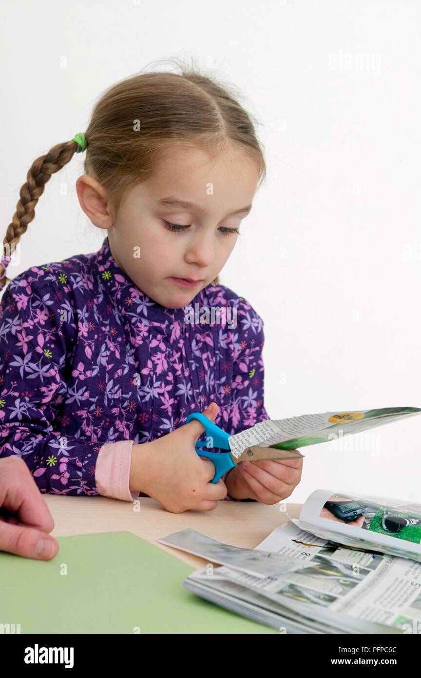 Cutting Pictures From Magazines