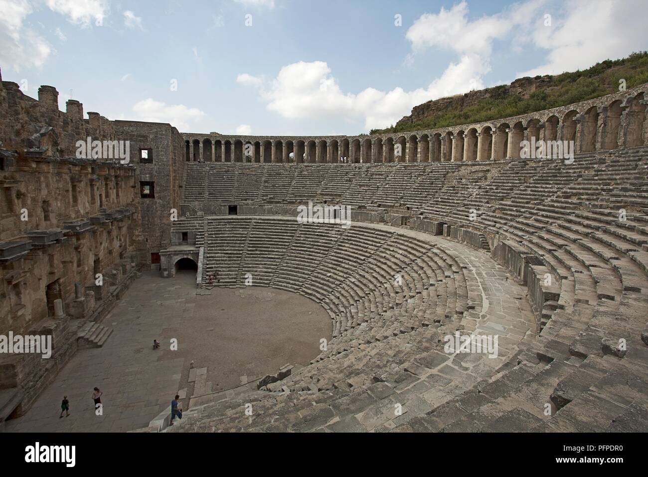 Turkey, Roman theatre at Aspendos, near Antalya Stock Photo - Alamy