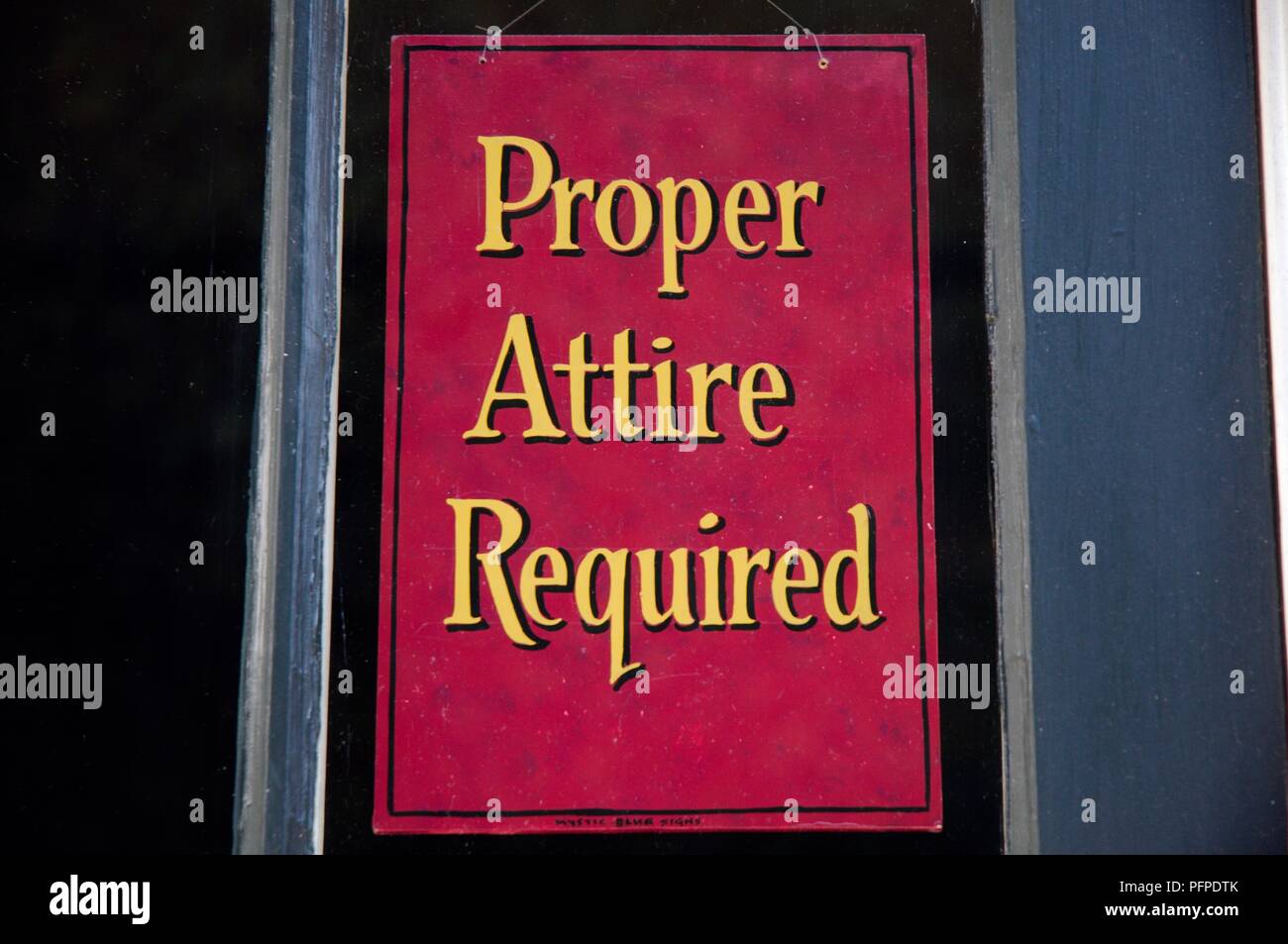 Dress code sign hi-res stock photography and images - Alamy