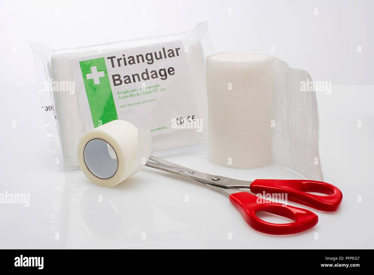 Triangular bandage hi-res stock photography and images - Alamy