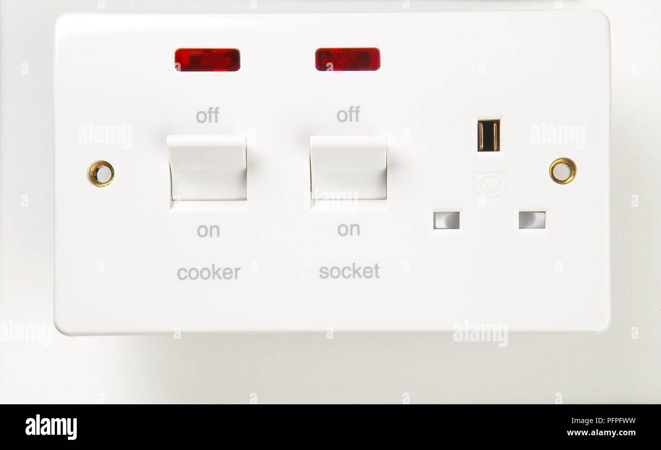 Cooker control unit Stock Photo - Alamy