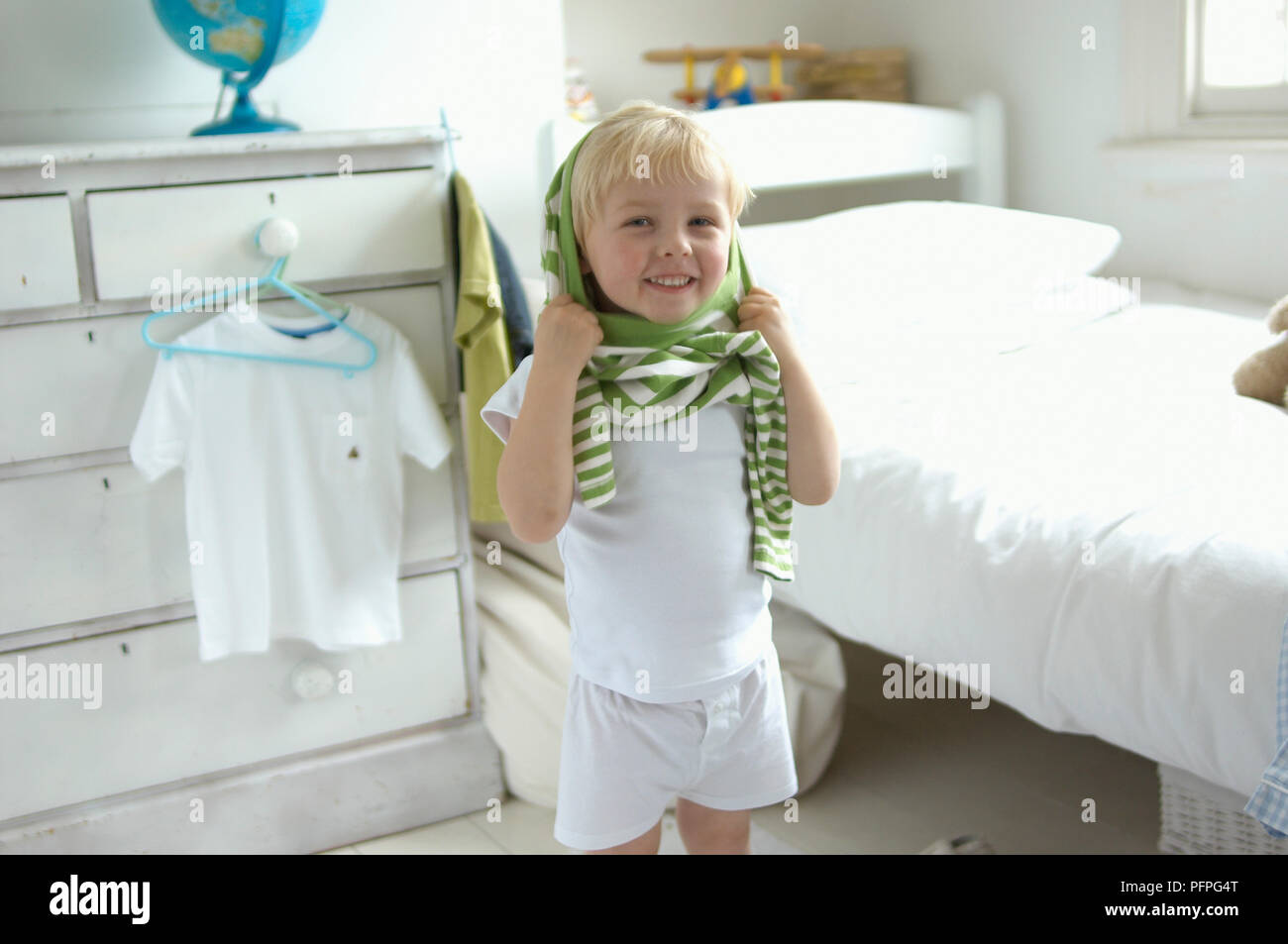 Kids Getting Dressed In The Morning