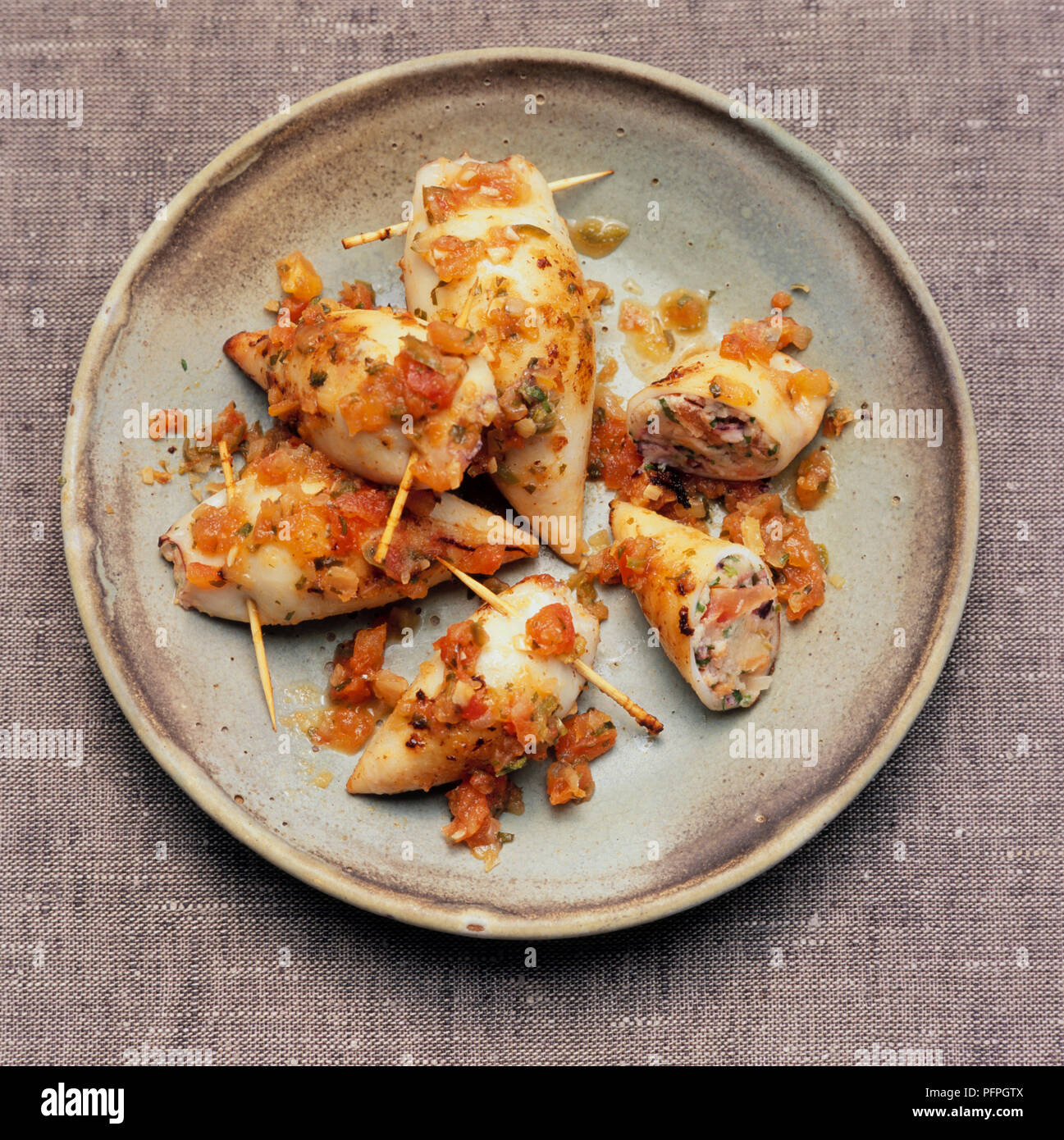 Adobong pusit, squid adobo from the Philippines Stock Photo - Alamy