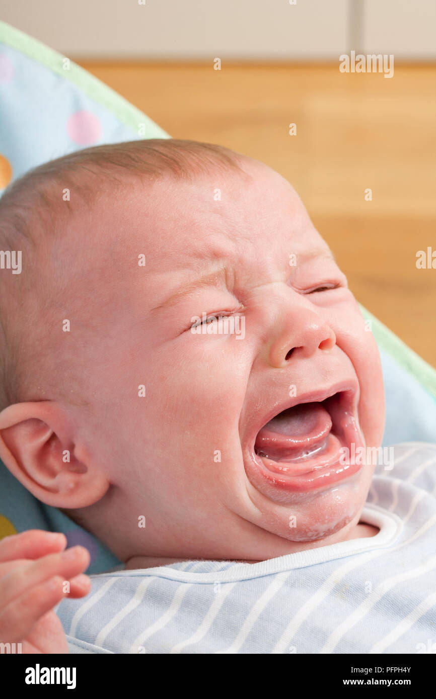 Crying baby, close-up Stock Photo - Alamy