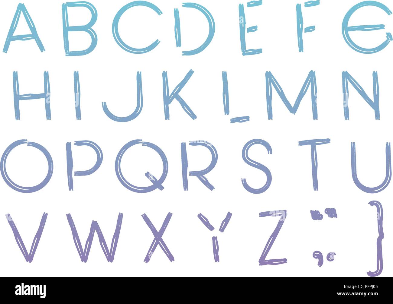 alphabet type font icons Stock Vector Image & Art - Alamy