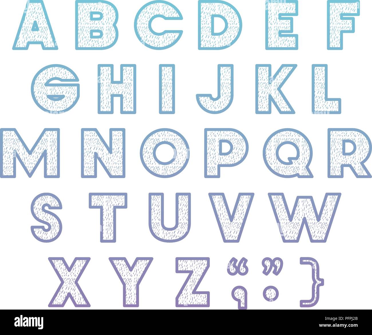 alphabet type font icons Stock Vector Image & Art - Alamy