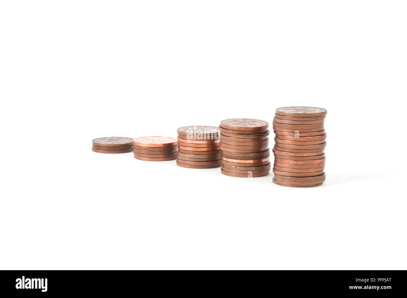 British one pence Cut Out Stock Images & Pictures - Alamy