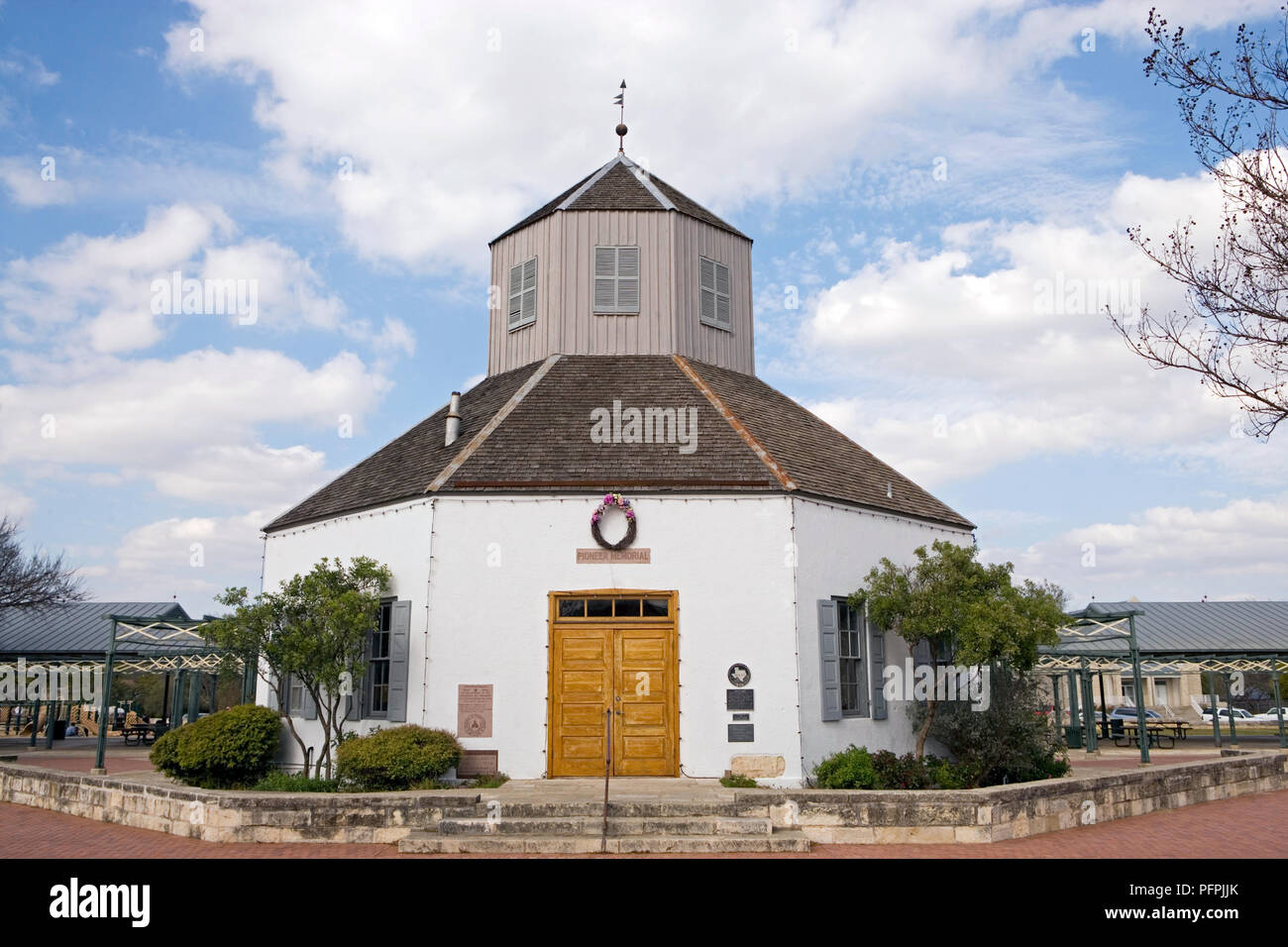 United States of America, Texas, Fredericksburg, Vereins Kirche Museum ...