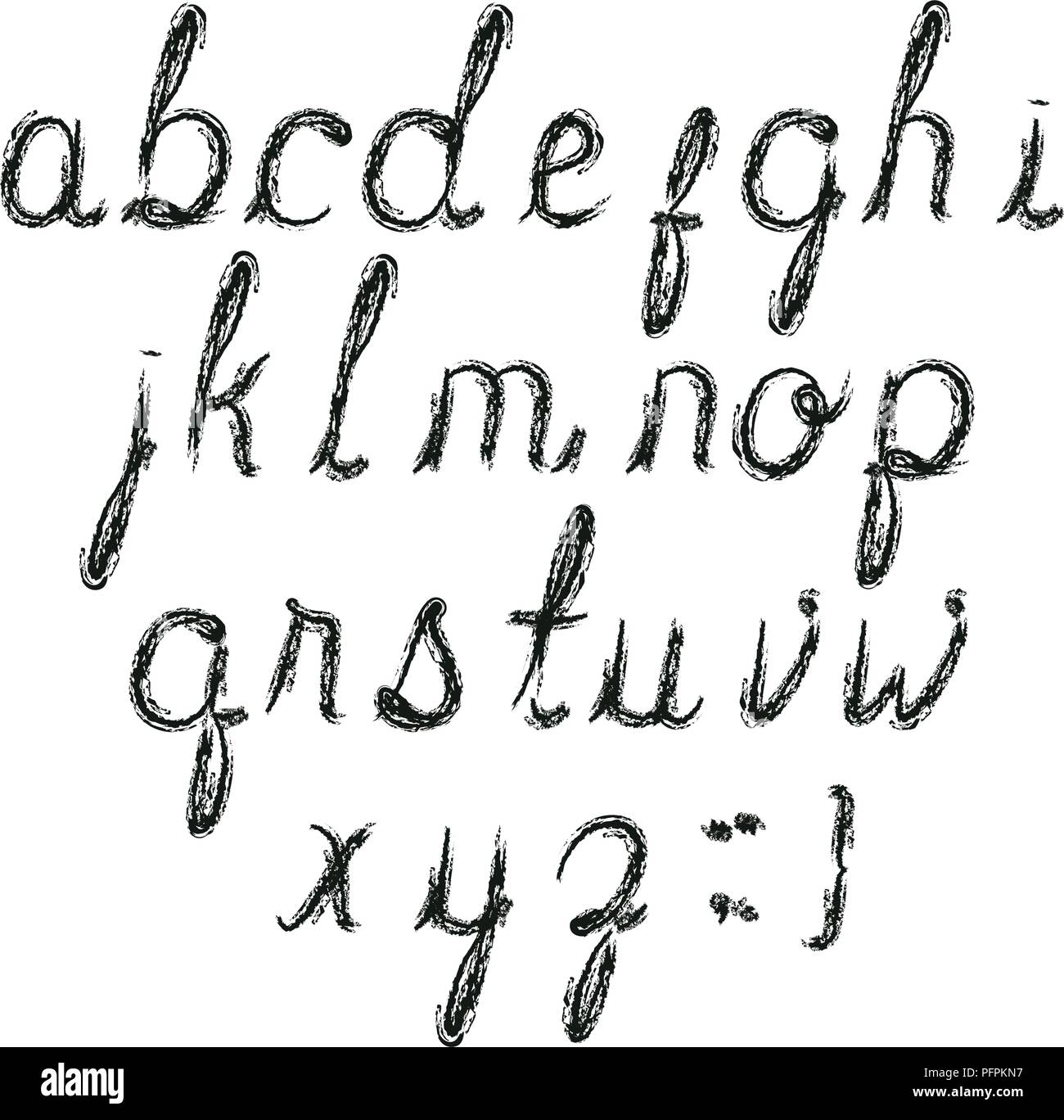 alphabet type font icons Stock Vector Image & Art - Alamy