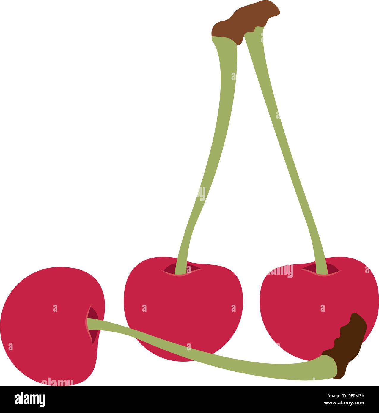 fresh cherry healthy food Stock Vector Image & Art - Alamy