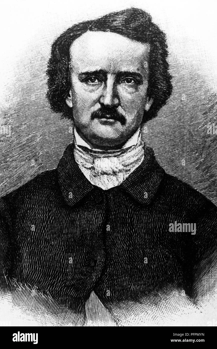 Edgar allan poe edgar allan Black and White Stock Photos & Images - Alamy