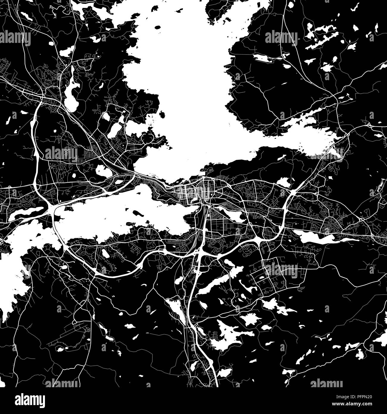 Tampere printable map hi-res stock photography and images - Alamy