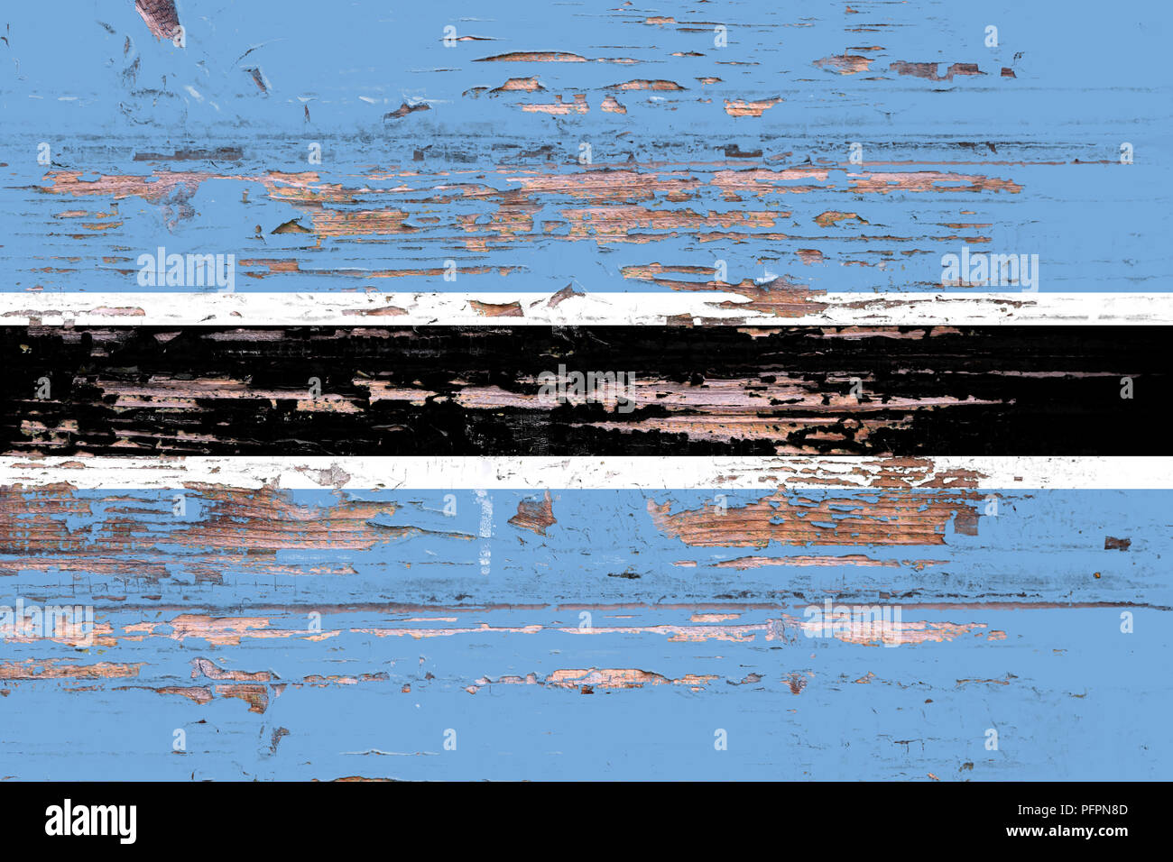 National flag of Botswana on a dull wooden background Stock Photo - Alamy