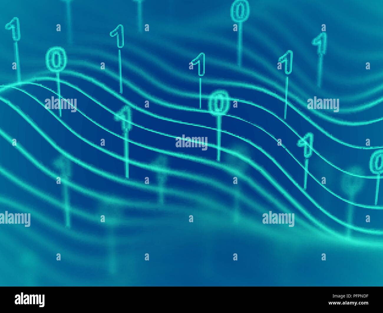 Big data abstract visualization: business charts analytics. EPS 10 ...