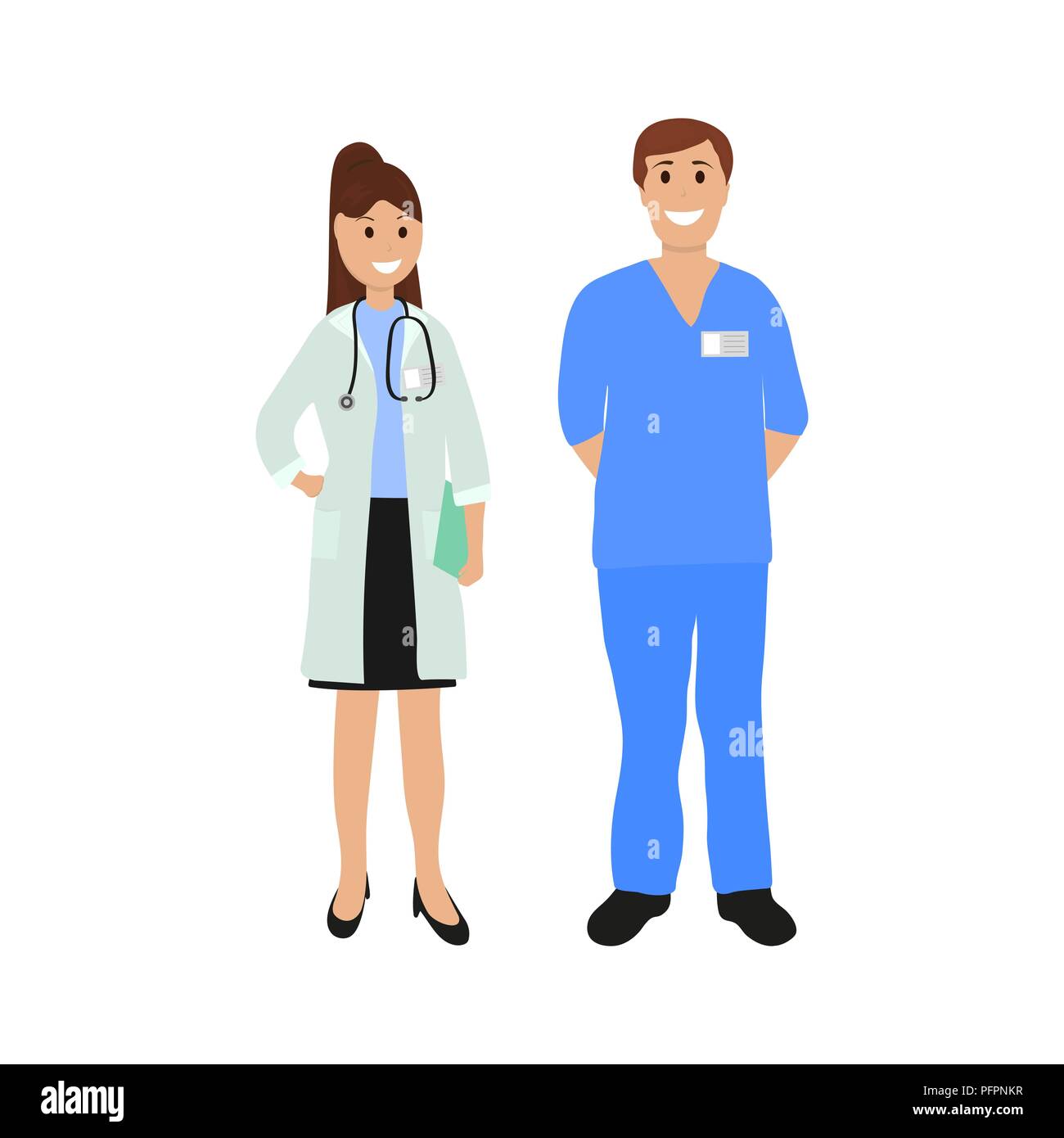 Doctor people work in Cut Out Stock Images & Pictures - Alamy