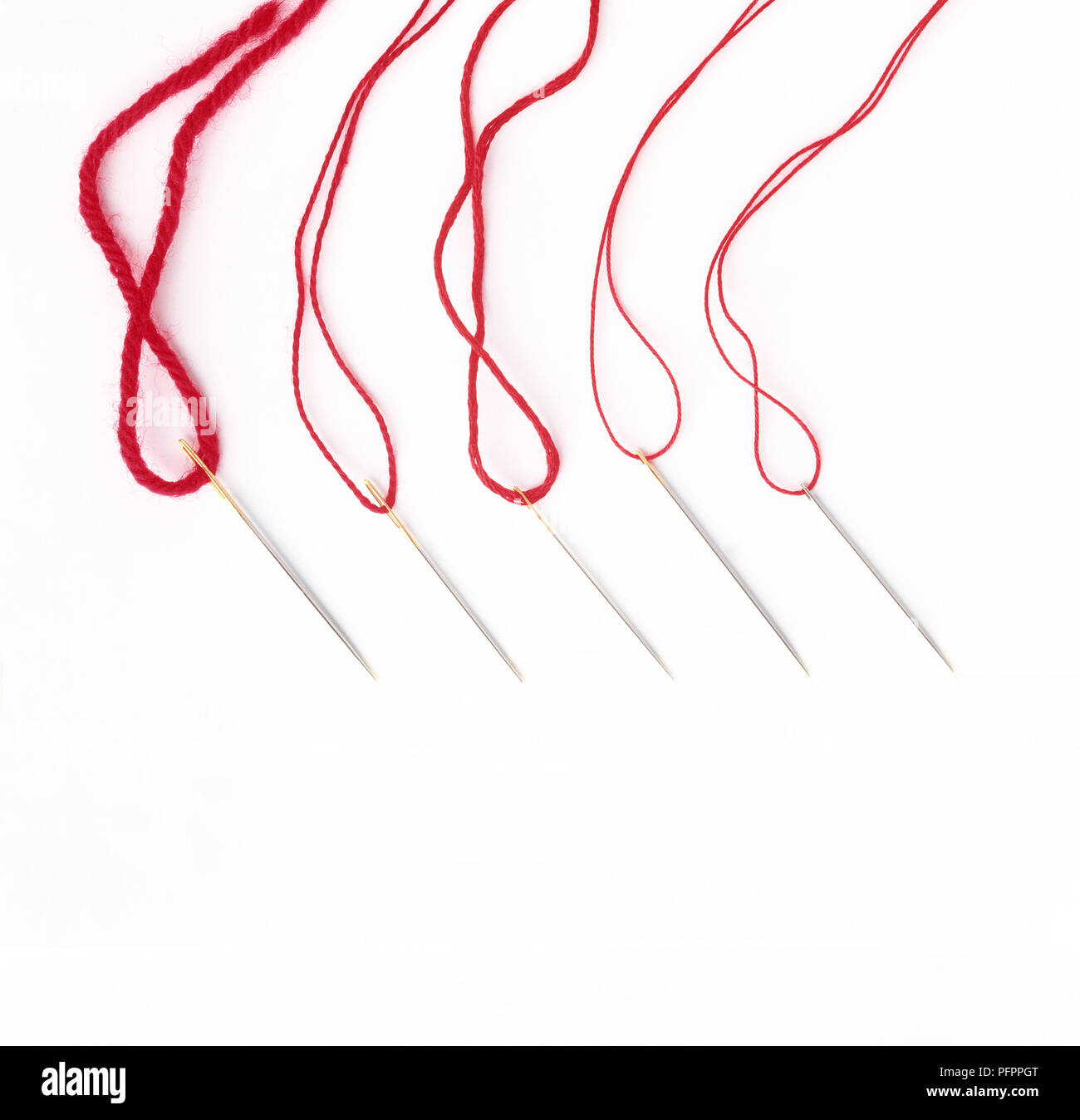 Five needles Cut Out Stock Images & Pictures - Alamy