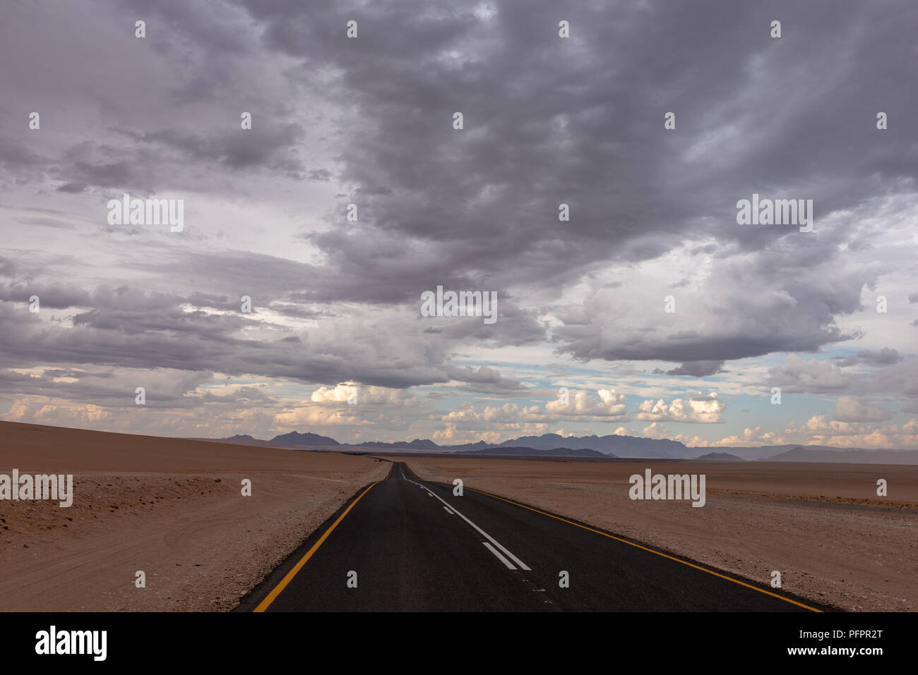 Tar road stormy sky hi-res stock photography and images - Alamy