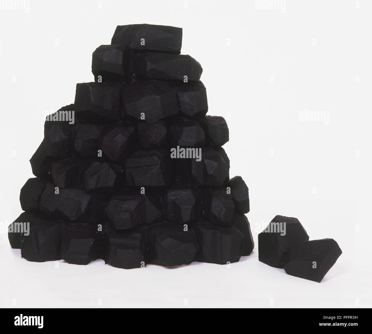 Pile of coal Stock Photo - Alamy
