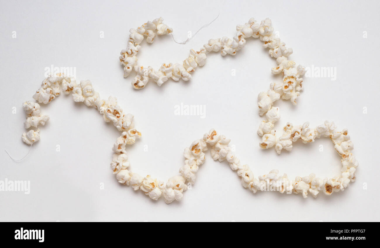 How to string popcorn hi-res stock photography and images - Alamy