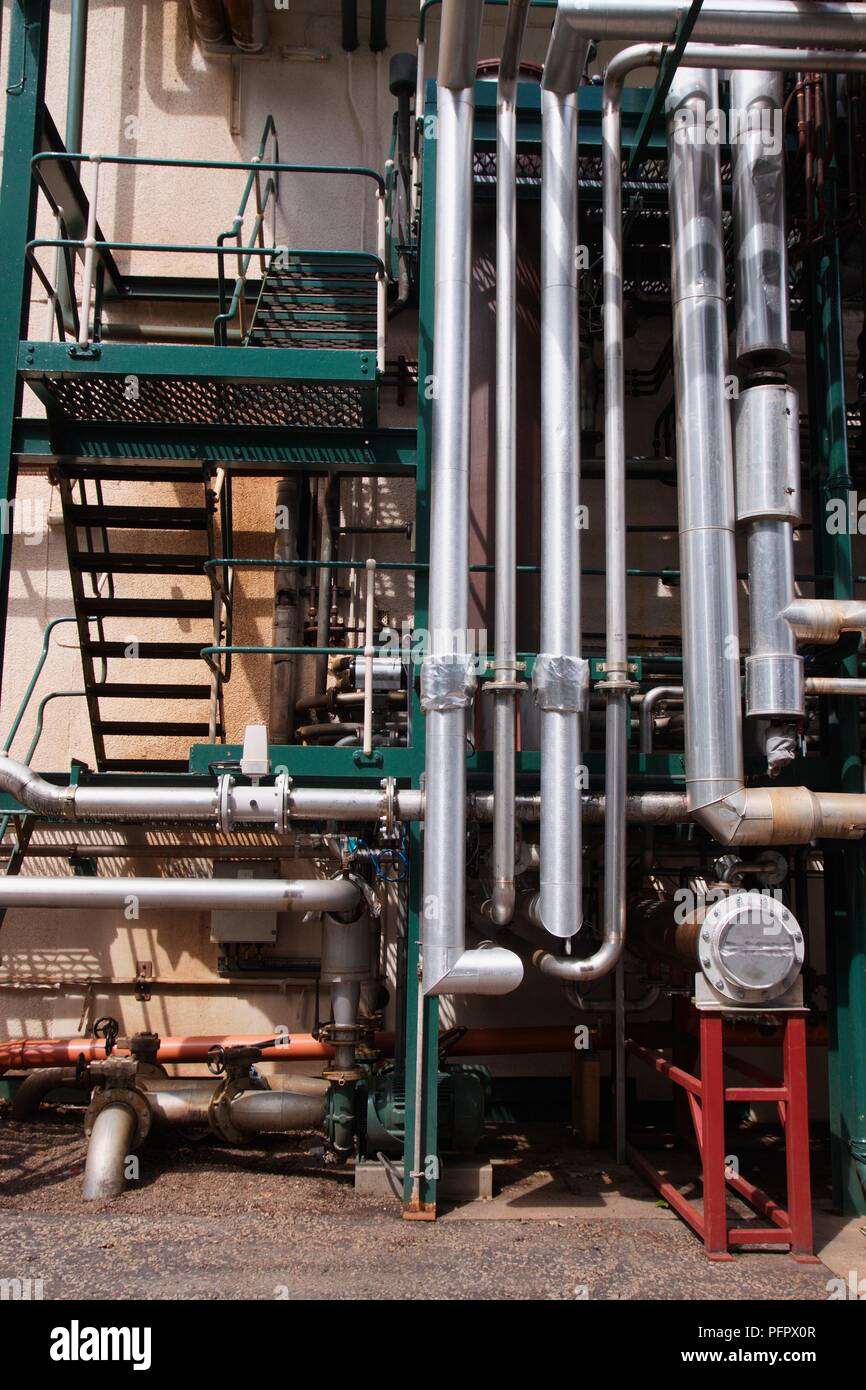 Scotland, Morayshire, Rothes, Glen Grant Scotch Whisky Distillery ...