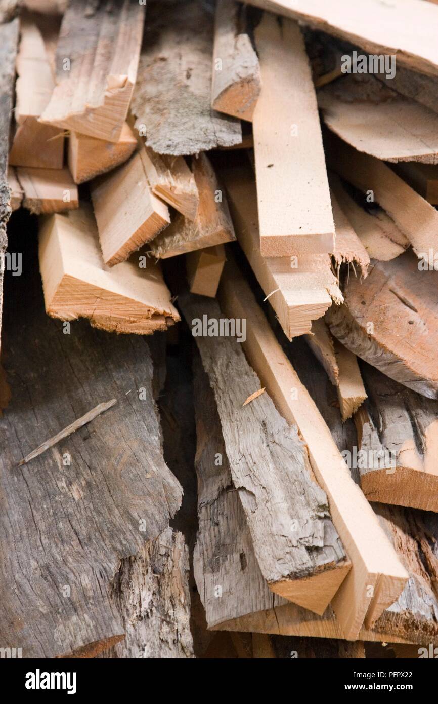Stack of wood Stock Photo - Alamy