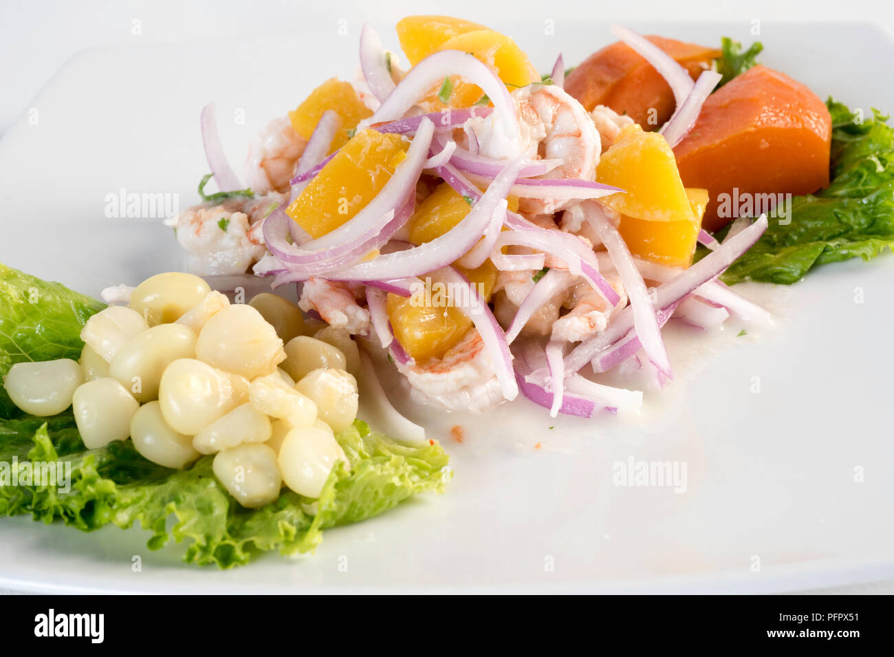 Seafood ceviche, typical dish from Peru Stock Photo - Alamy