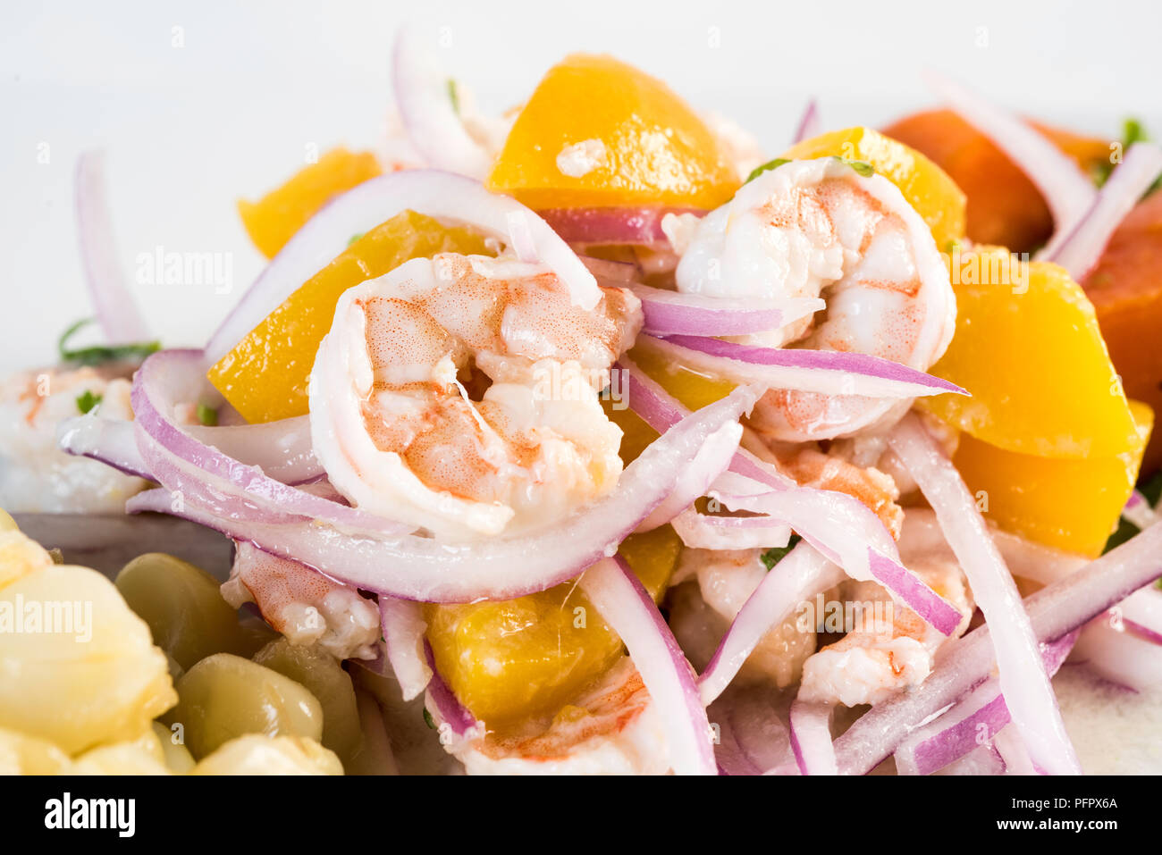Seafood ceviche, typical dish from Peru Stock Photo - Alamy