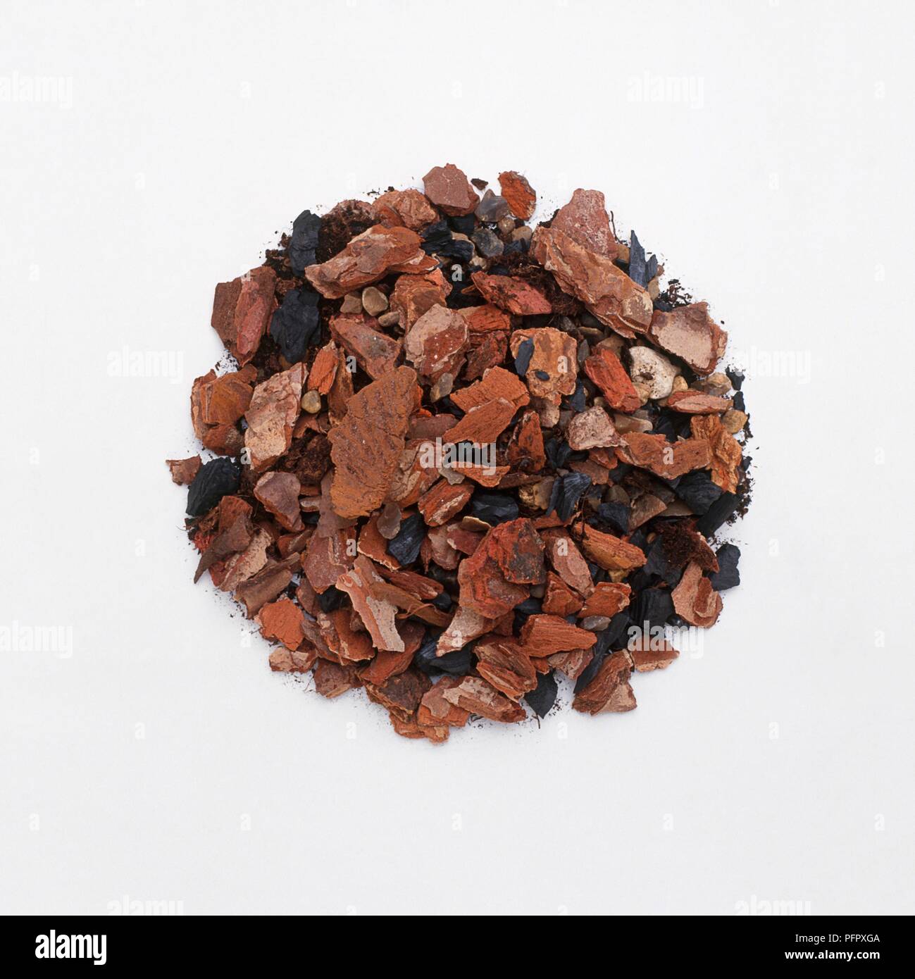 Heap of orchid compost Stock Photo - Alamy