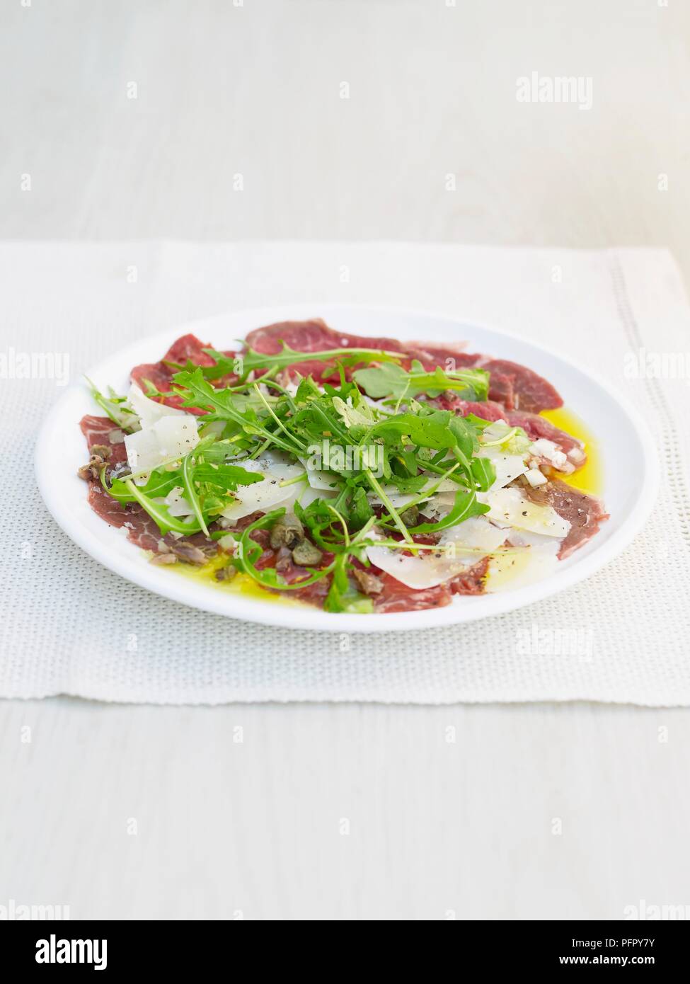 Beef carpaccio dressing hi-res stock photography and images - Alamy