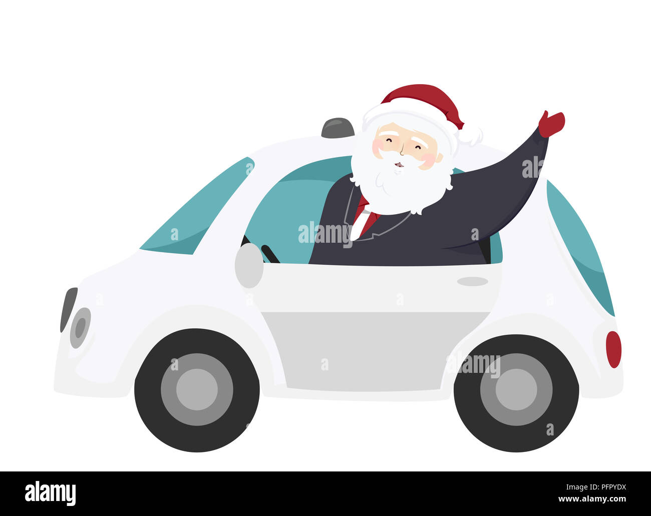 Claus waving hi-res stock photography and images - Alamy