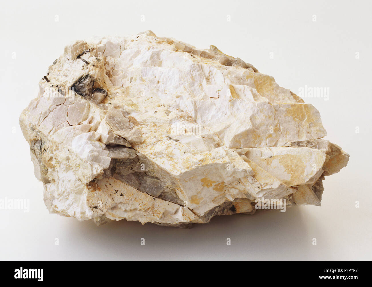 Kaolinite in rock groundmass Stock Photo - Alamy