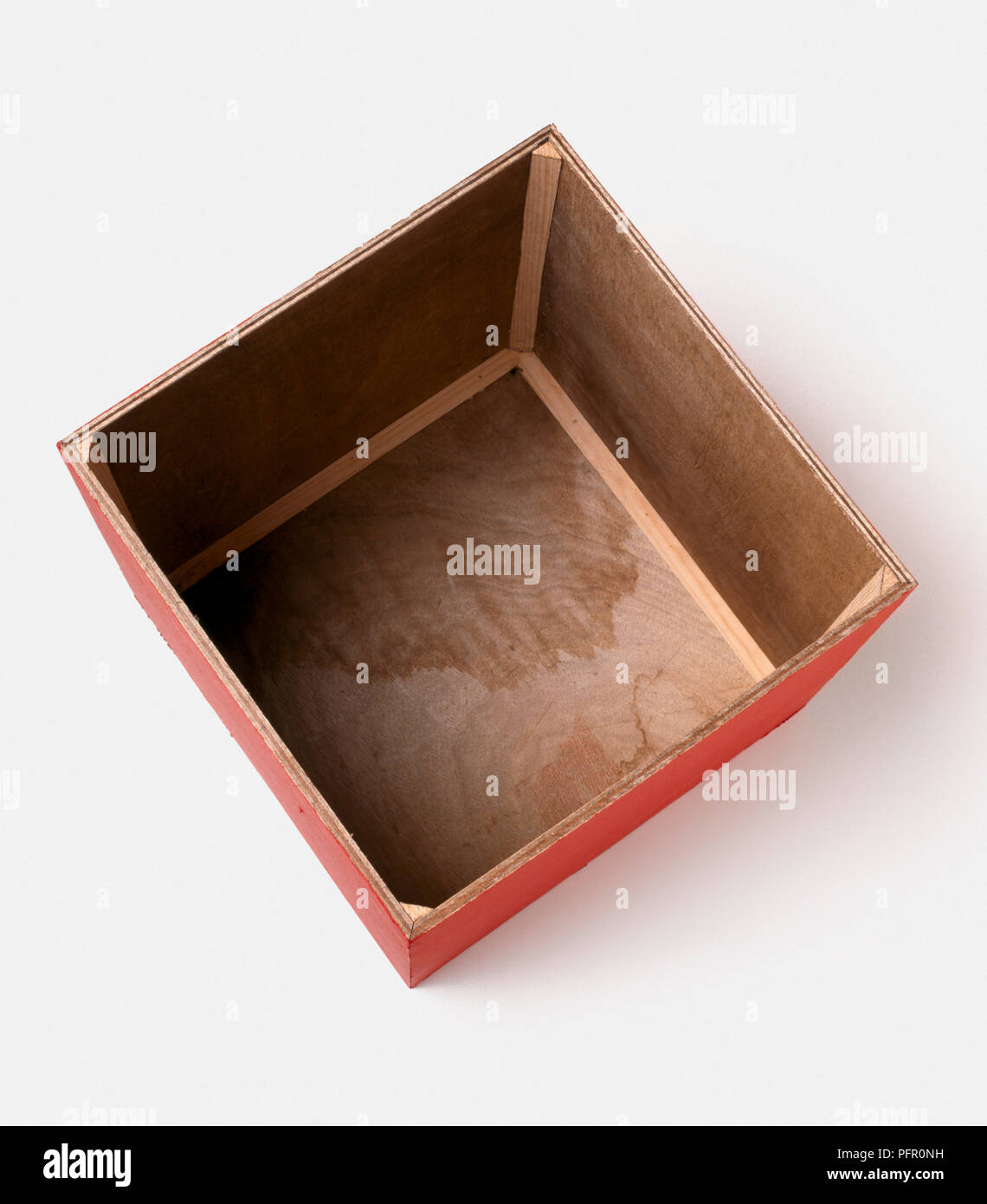 Empty wooden box Stock Photo - Alamy