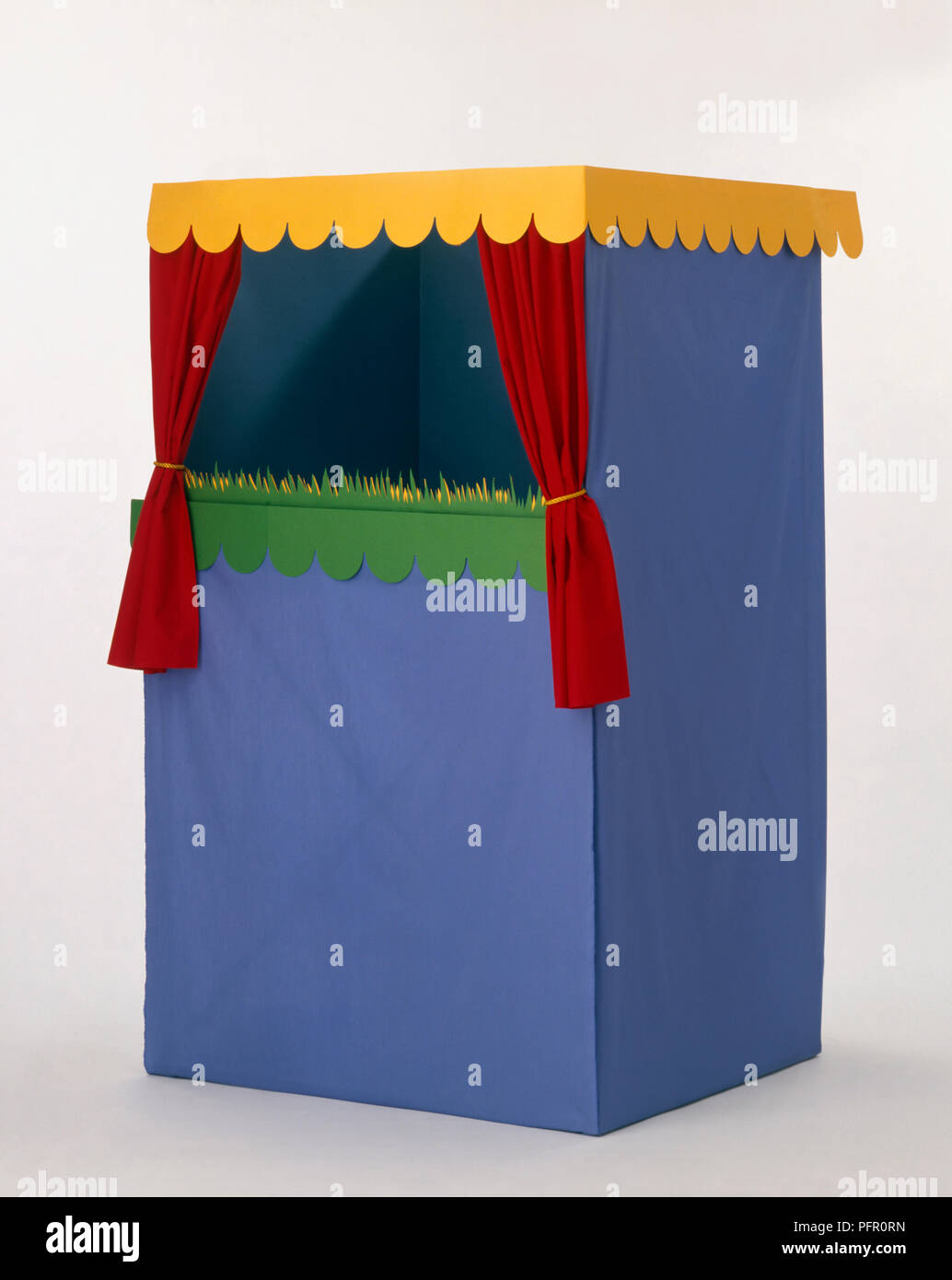 Homemade Punch and Judy booth Stock Photo - Alamy