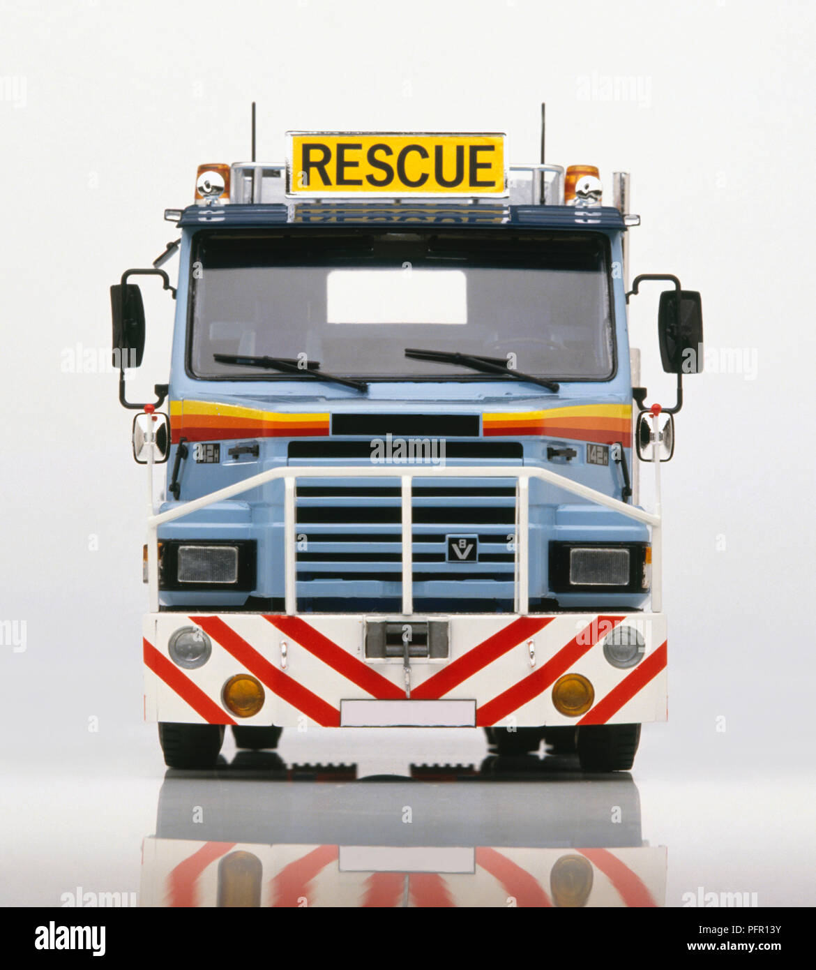 Toy rescue truck Stock Photo - Alamy