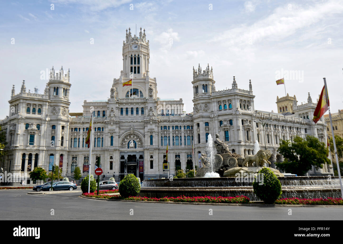 Cybele Palace (Palacio de Cibeles), Madrid, Spain Stock Photo - Alamy