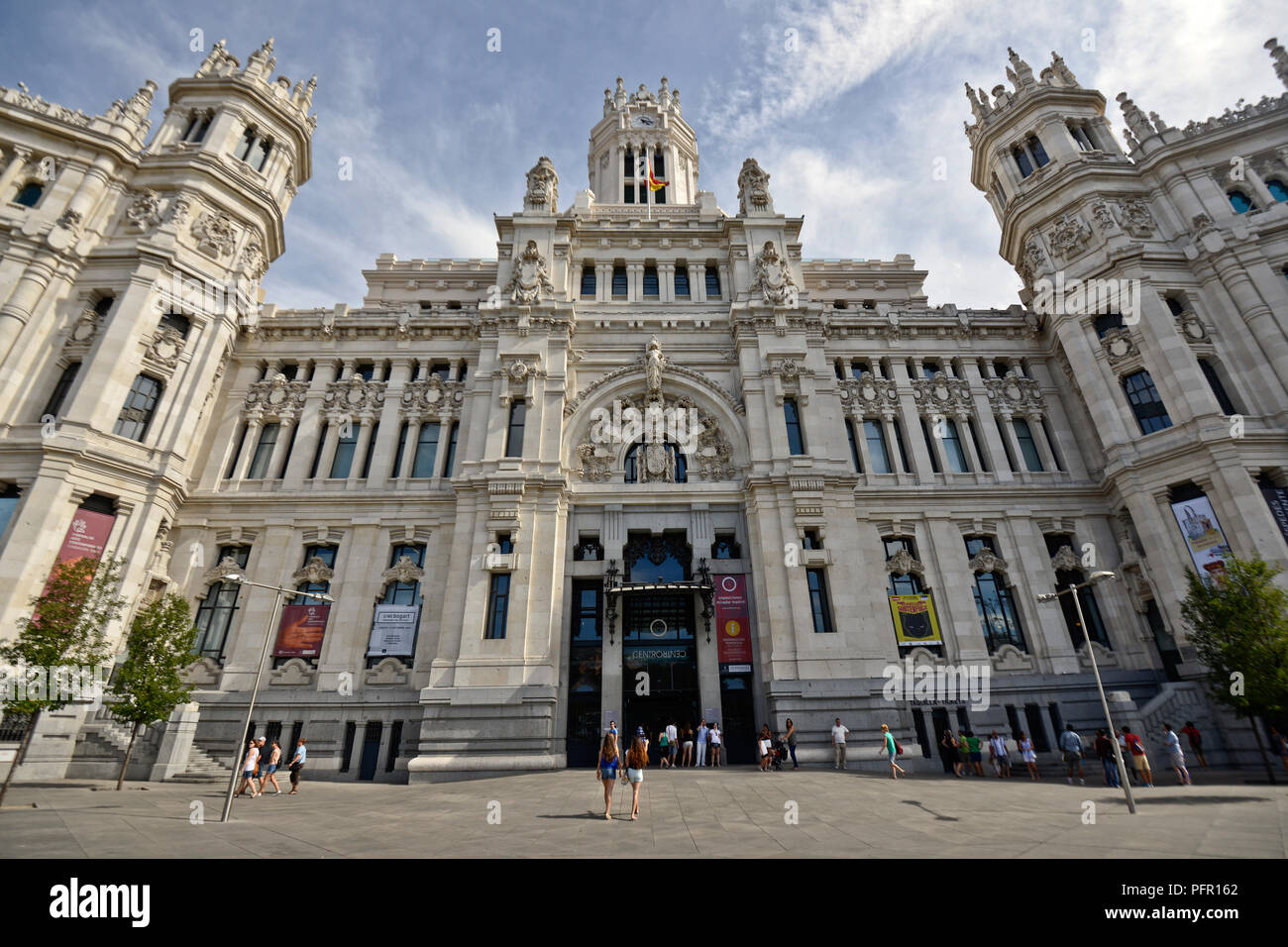 Cybele Palace (Palacio de Cibeles), Madrid, Spain Stock Photo - Alamy