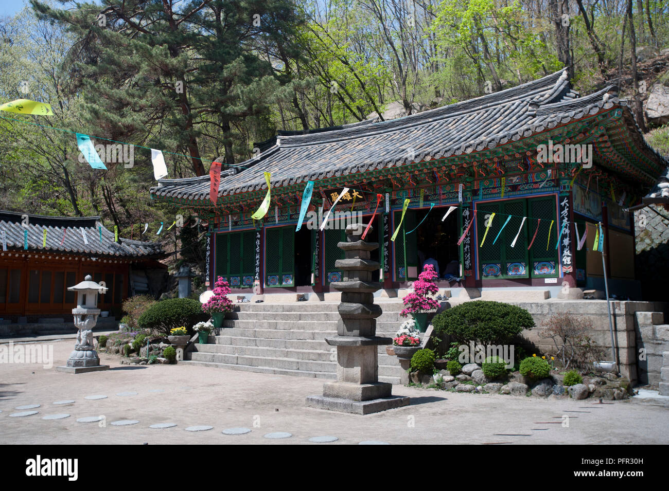 South Korea, Seoul, Bukhansan National Park, Dobongsan mountain ...