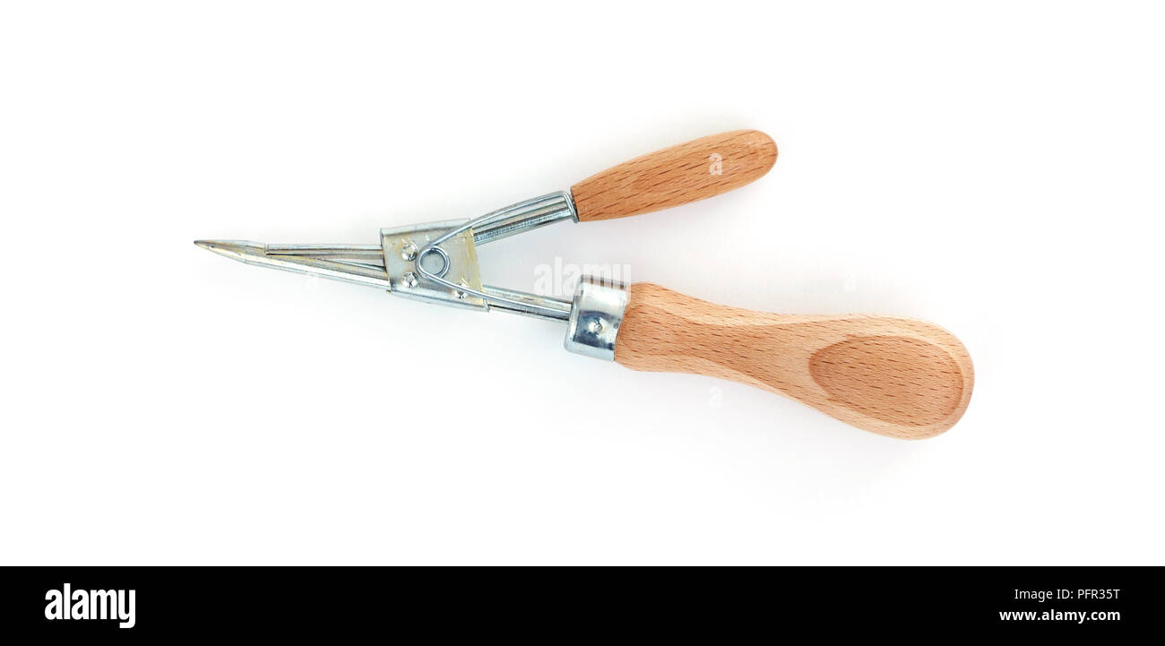 Bodger or rag rugger tool Stock Photo - Alamy