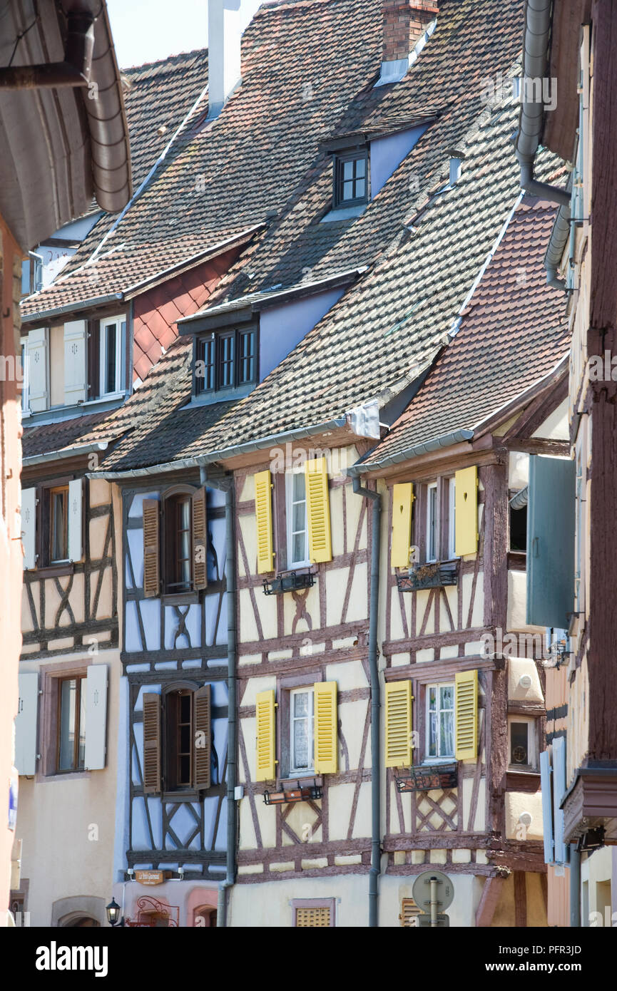 Medieval building windows shutters hi-res stock photography and images ...
