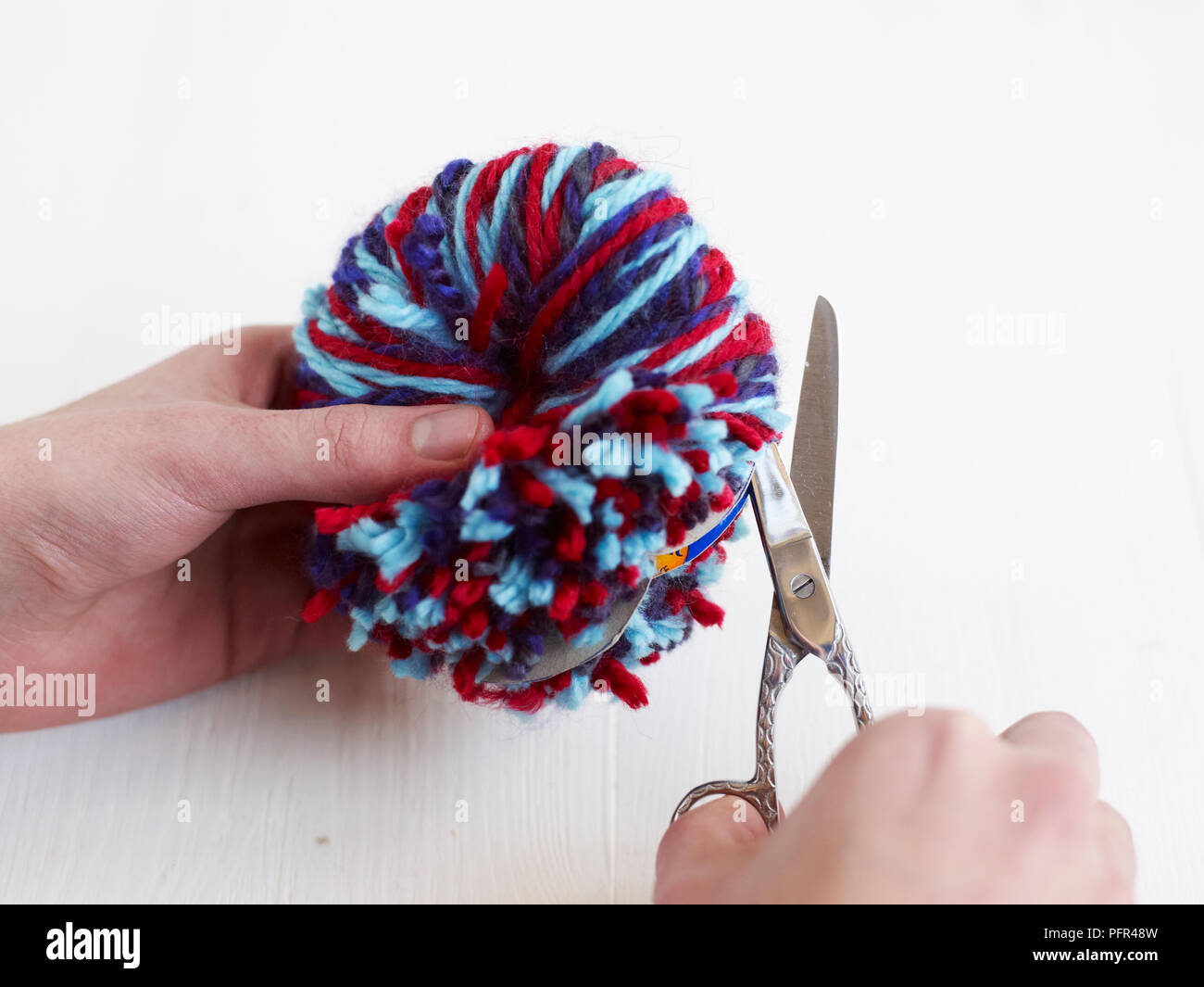 Making pom poms hi-res stock photography and images - Alamy
