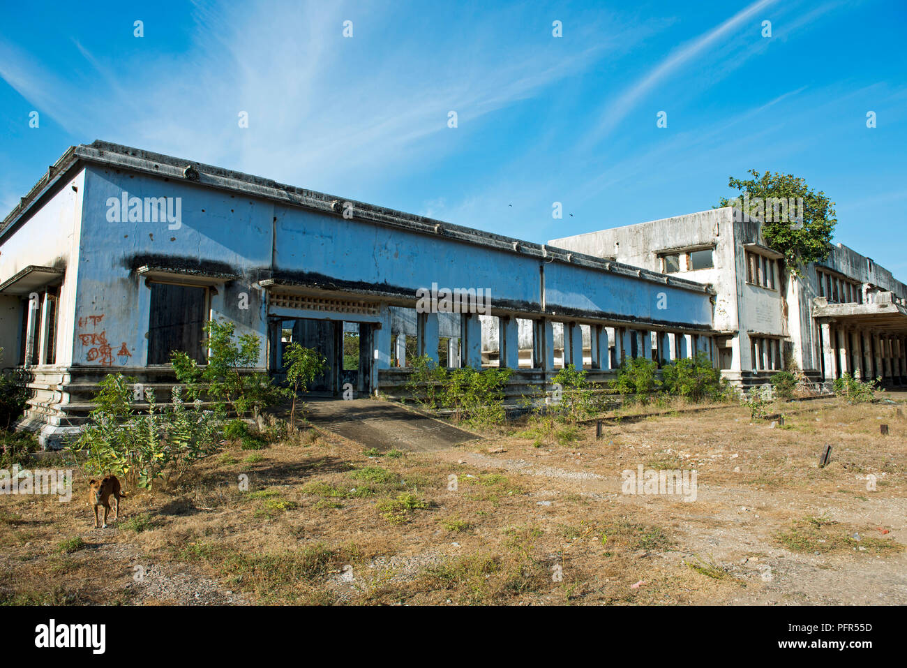 Sri Lanka, North Eastern Province, Jaffna, old railway station Stock ...