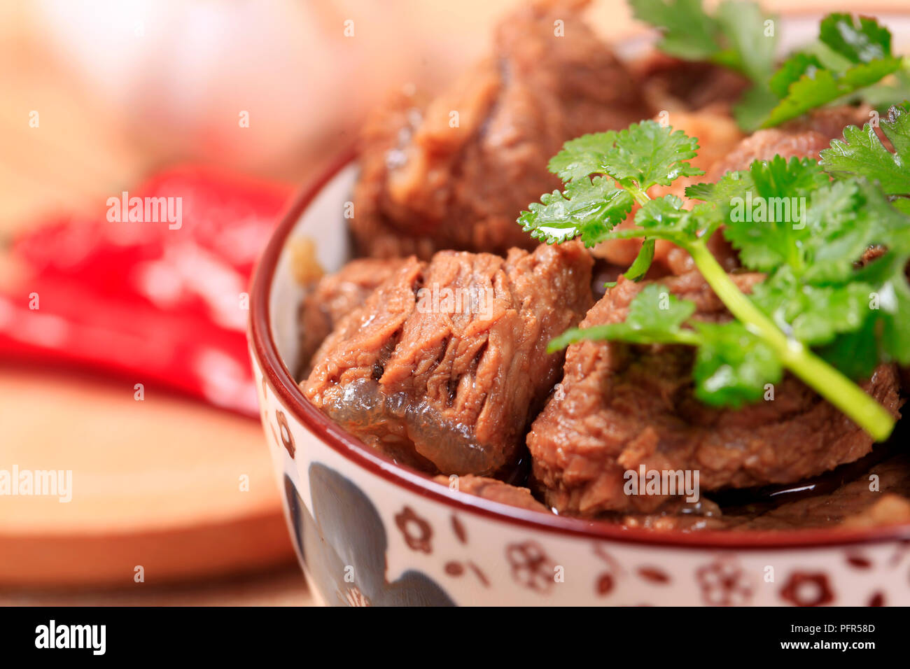 Chinese food, beef stew Stock Photo - Alamy