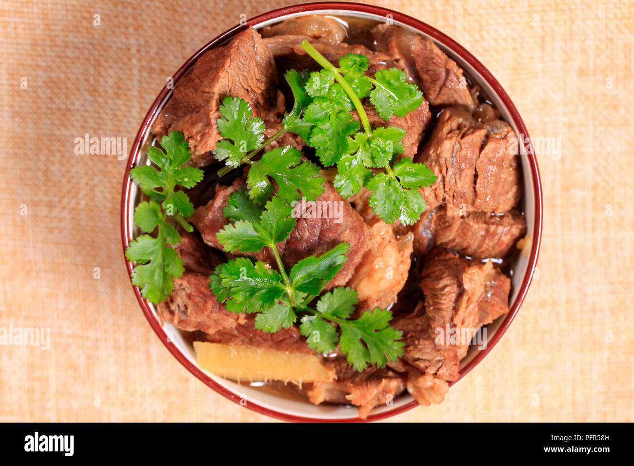 Chinese food, beef stew Stock Photo - Alamy