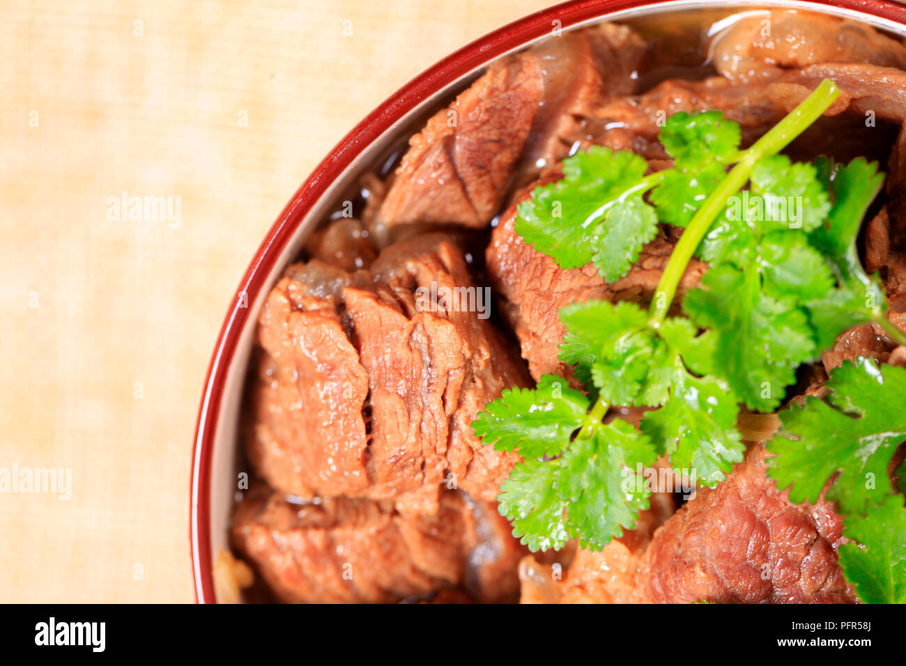 Chinese food, beef stew Stock Photo - Alamy