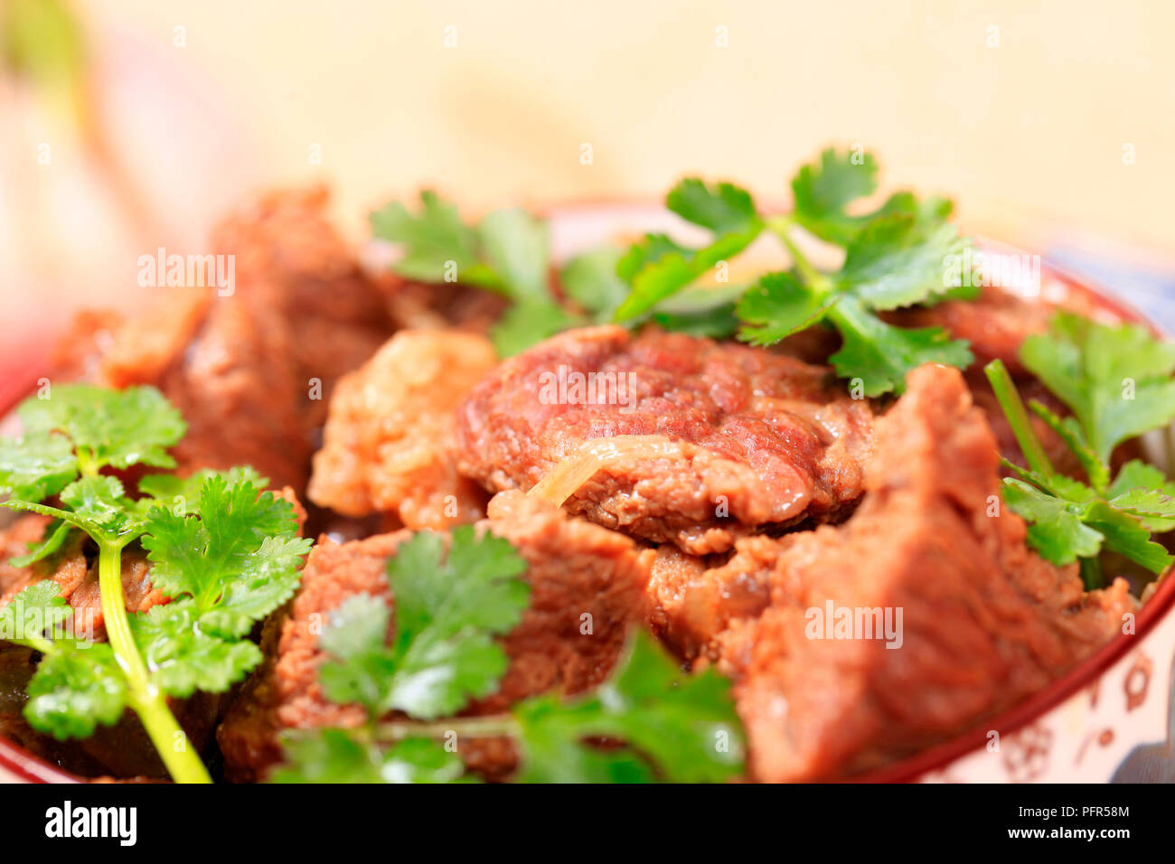Chinese food, beef stew Stock Photo - Alamy
