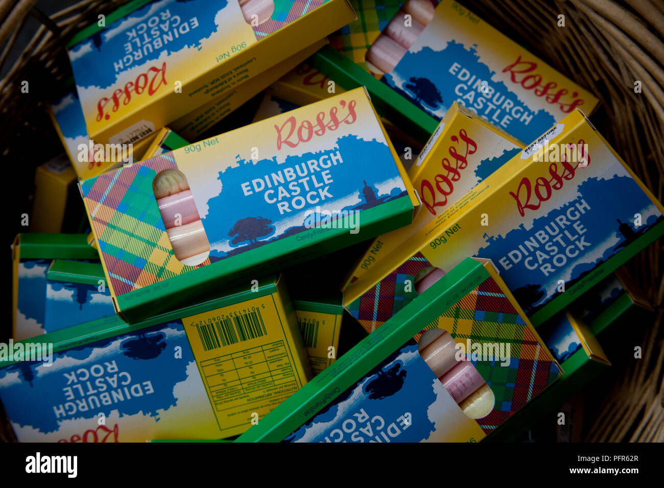 Edinburgh rock sweet hi-res stock photography and images - Alamy