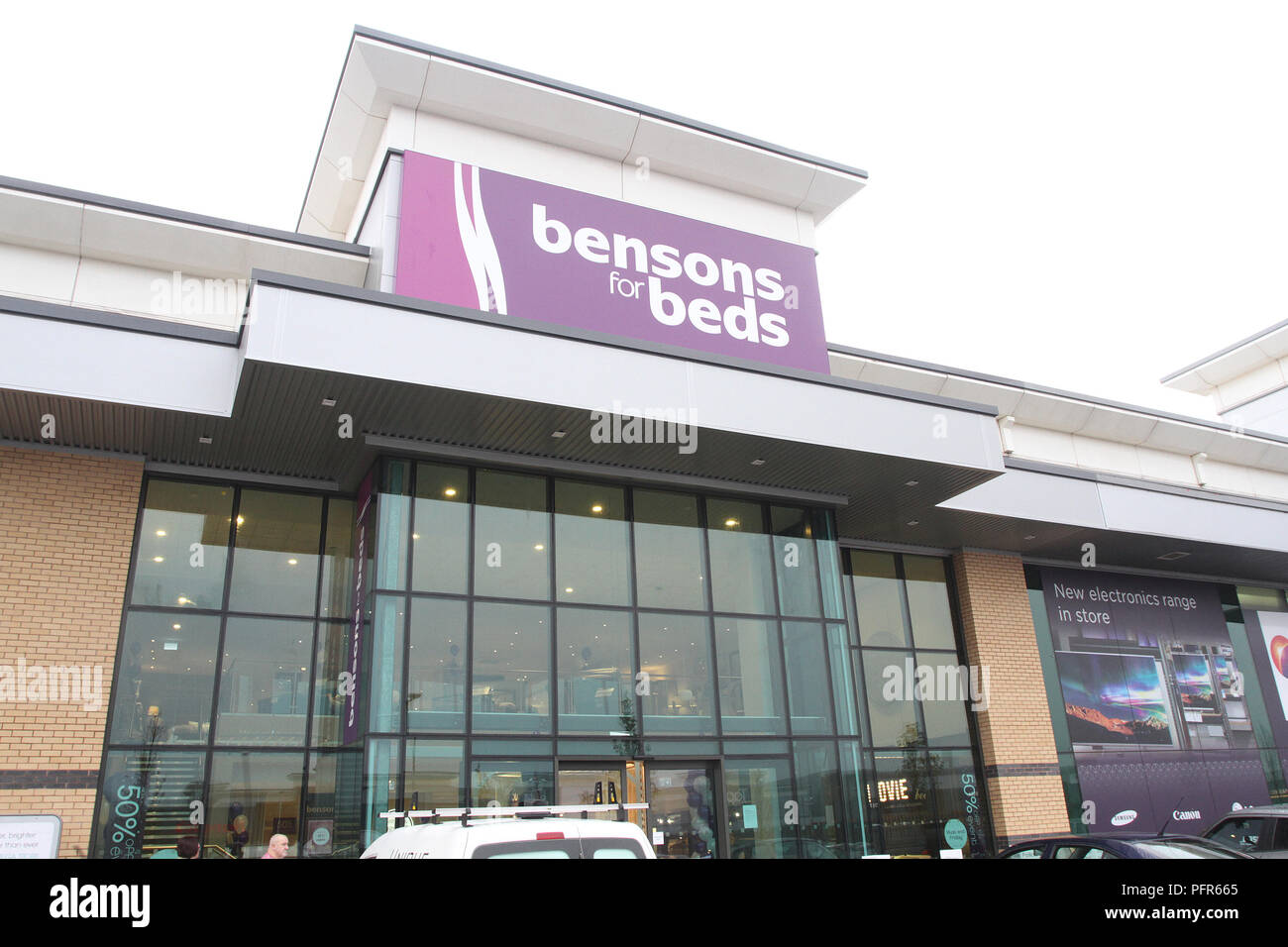 Bed retail outlet Stock Photo - Alamy