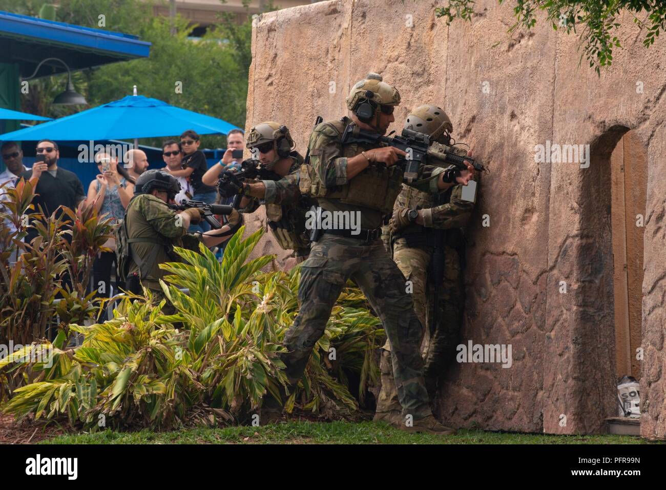 Multinational Special Operations Forces rescue a simulated hostage ...